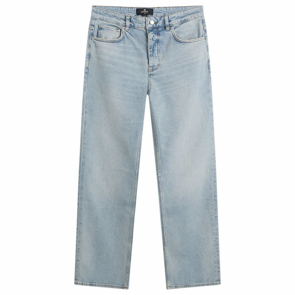 Represent Men's Kick Flare Denim Jeans in California Blue Represent