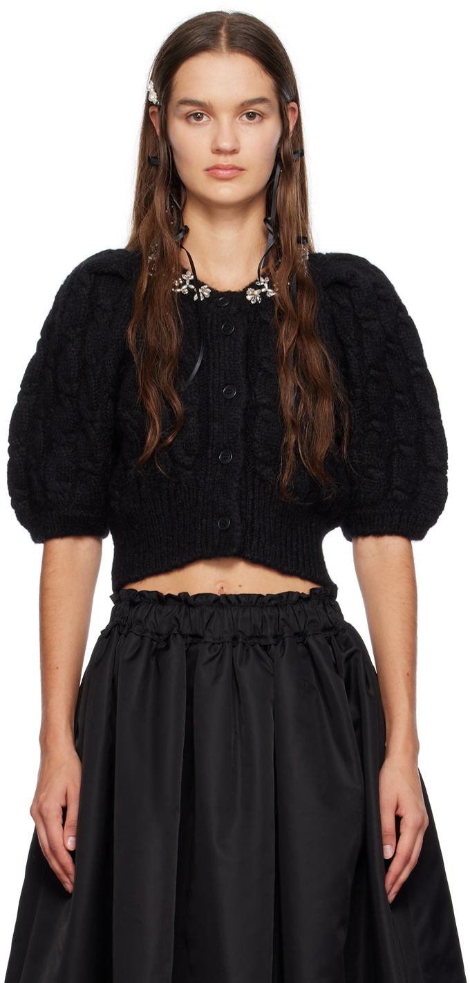 Simone Rocha SSENSE Exclusive Black Cardigan Simone Rocha