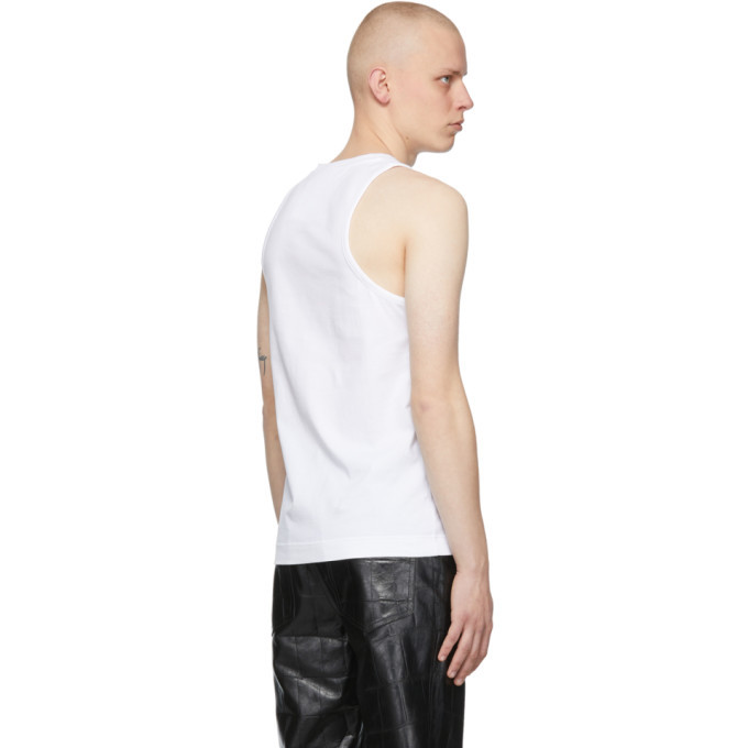 Givenchy White Square Tank Top Givenchy
