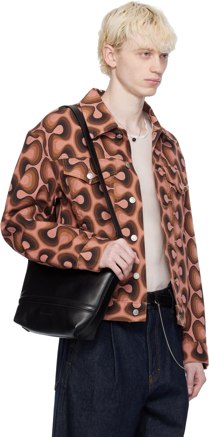 Dries Van Noten Pink Graphic Denim Jacket Dries Van Noten