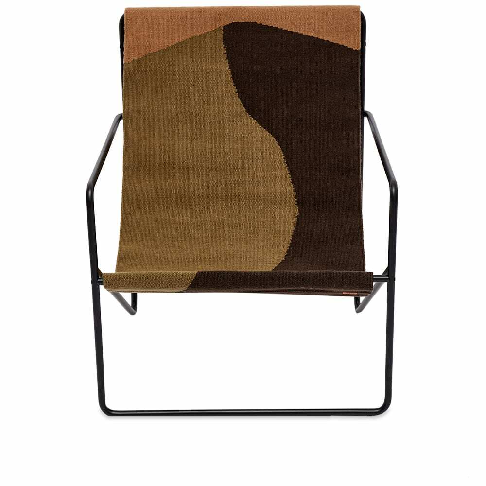 Ferm Living Desert Lounge Chair in Black/Dune ferm LIVING