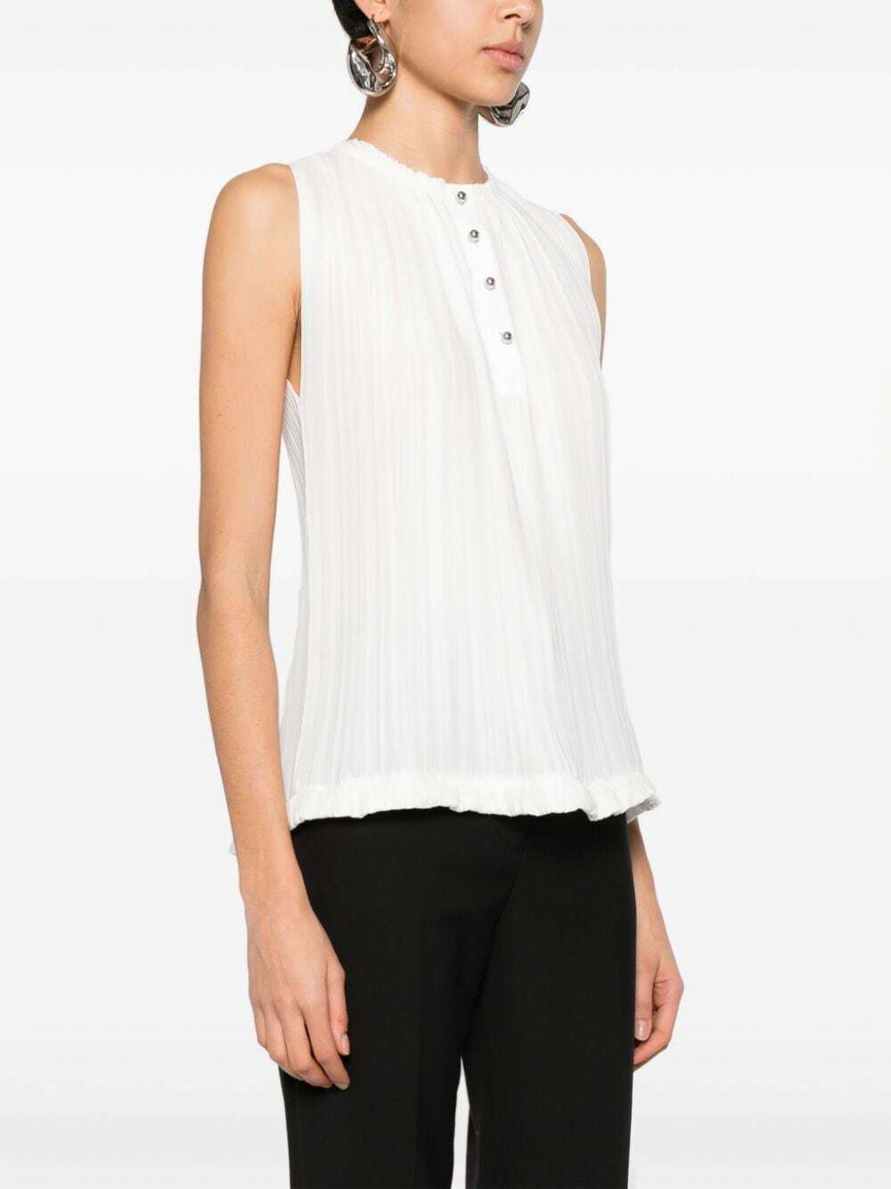 LANVIN - Pleated Sleeveless Top Lanvin