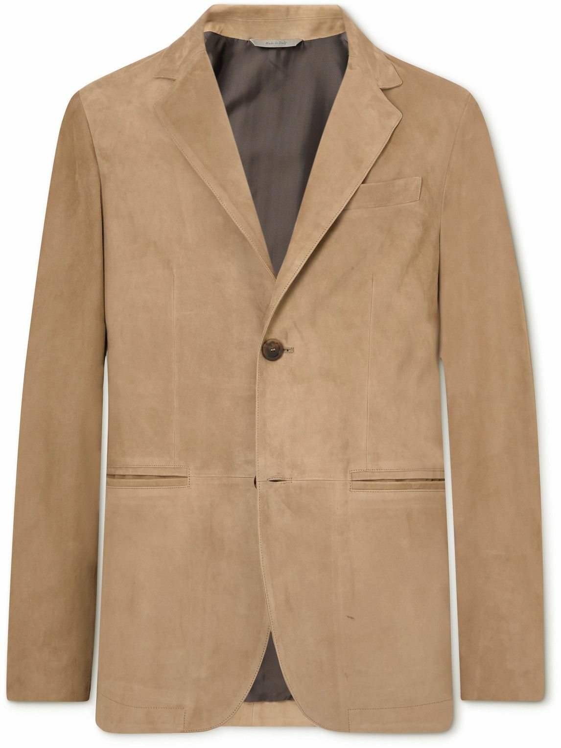 Canali - Suede Blazer - Brown Canali