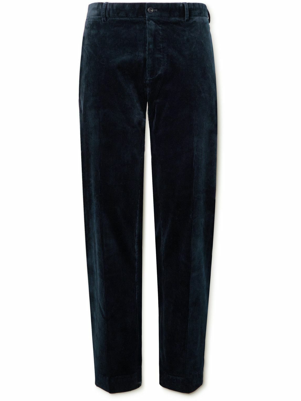 Polo Ralph Lauren - Straight-Leg Cotton-Blend Corduroy Suit Trousers - Blue Polo Ralph Lauren