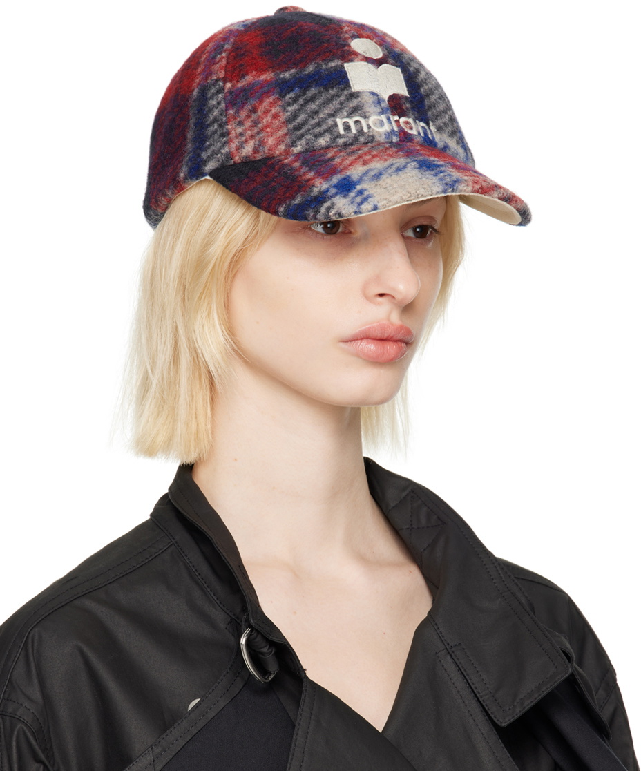 Isabel Marant Blue & Red Tyron Cap Isabel Marant