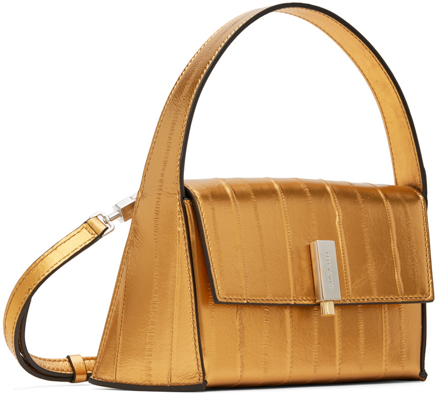 Ferragamo Gold Mini Geometric Bag Salvatore Ferragamo