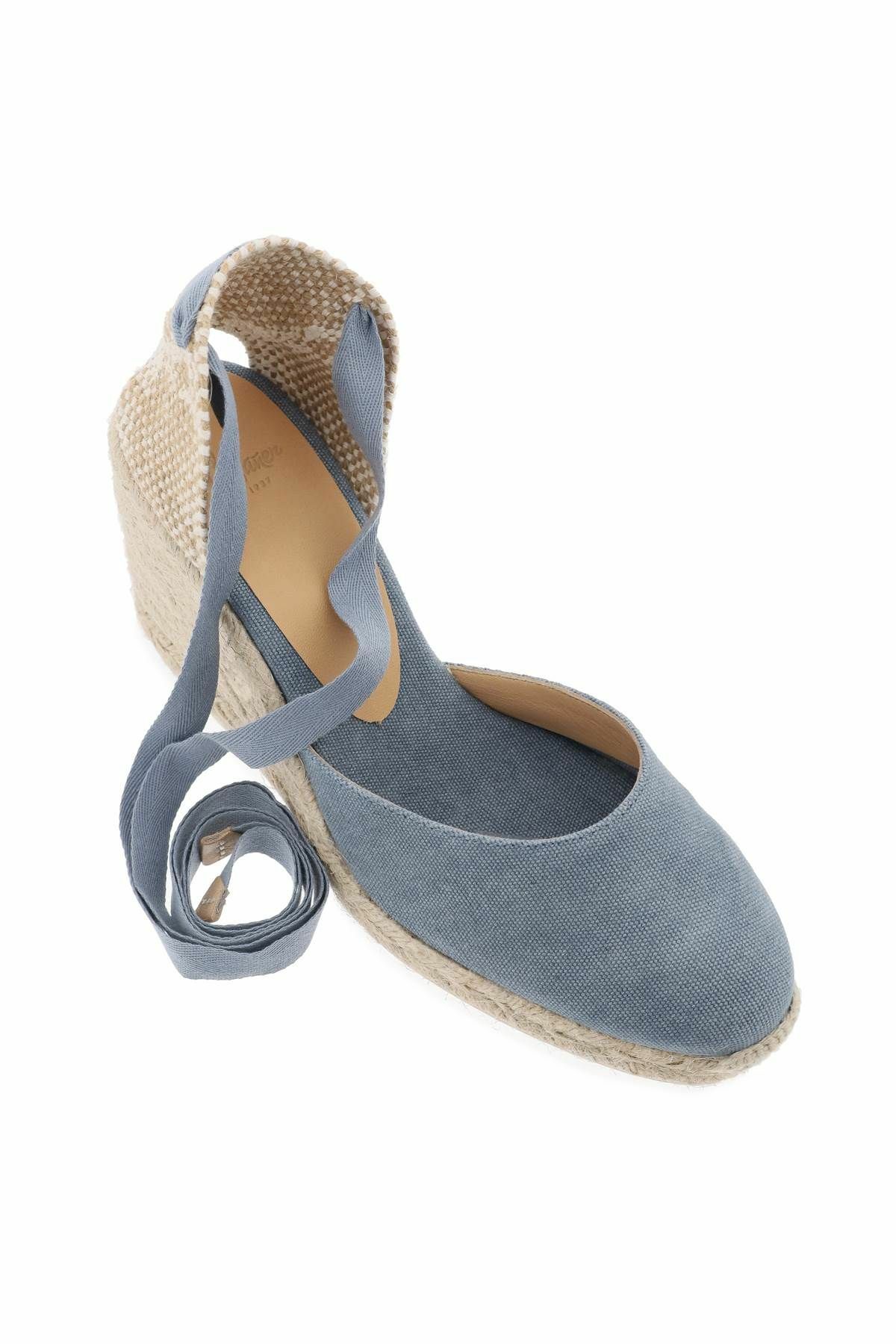 CASTANER carina wedge espadrilles Light blue Castaner