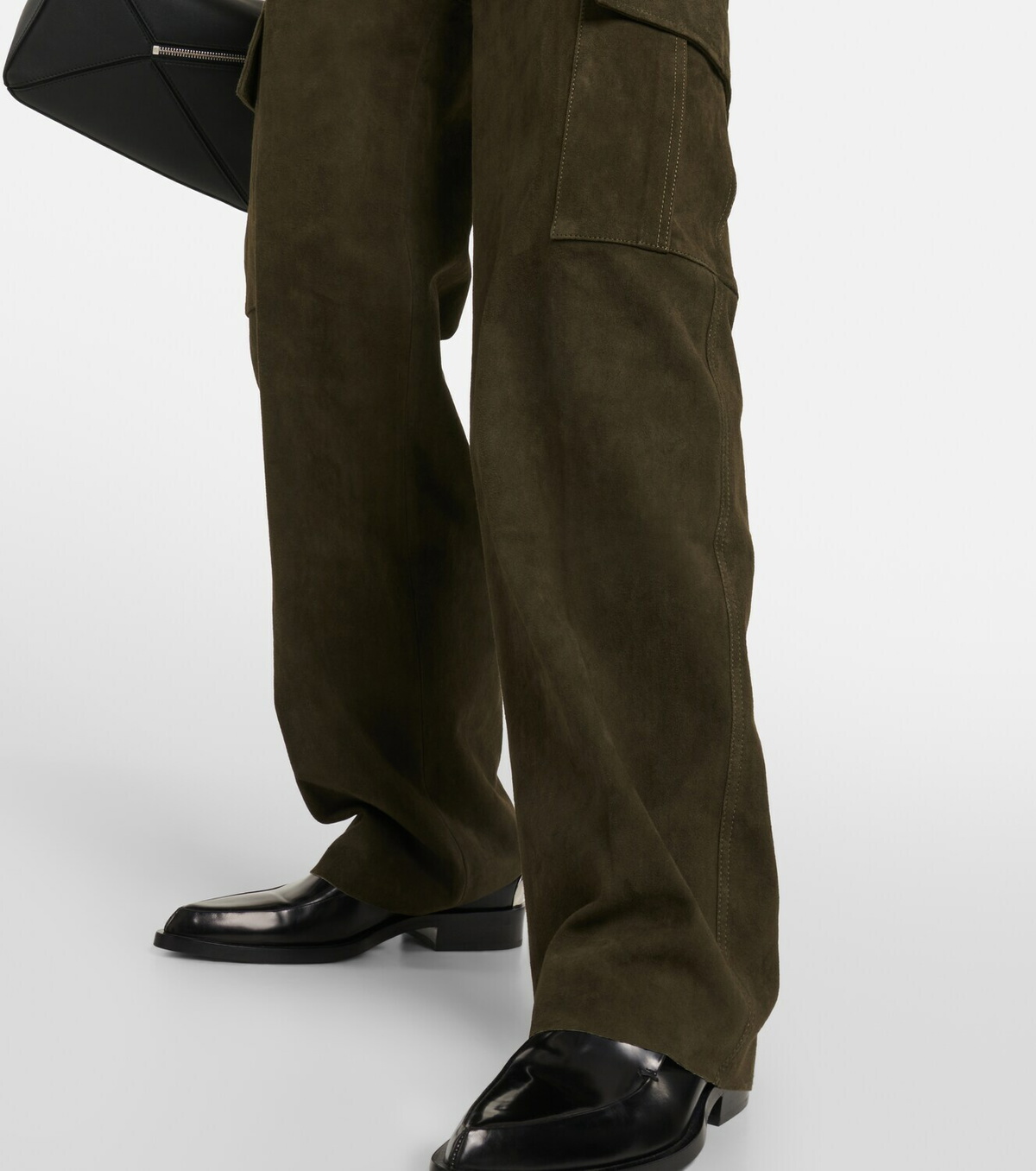 Stouls Axel suede cargo pants Stouls
