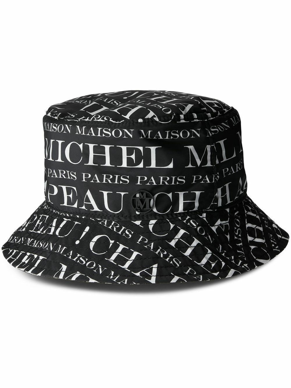 MAISON MICHEL - Jason Allover Logo Waterproof Bucket Hat Maison Michel