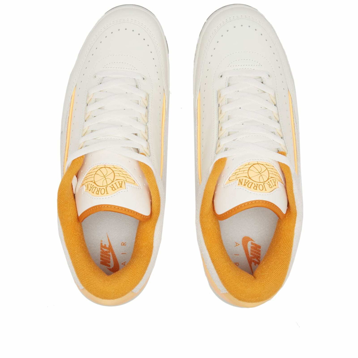 Nike Men's Air Jordan 2 Retro Low Sneakers in Sail/Melon Tint Nike