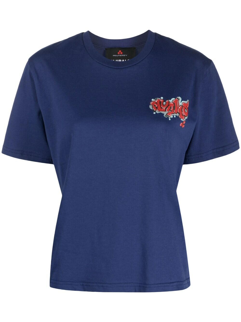 PEUTEREY - Logo Cotton T-shirt Peuterey