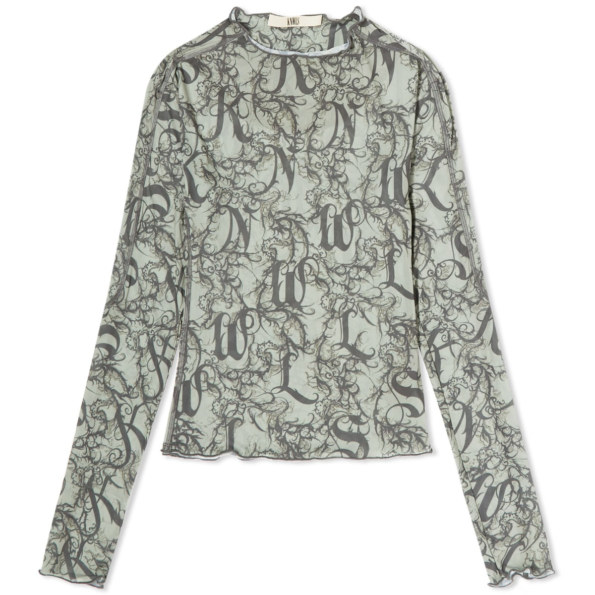 KNWLS Women's Halcyon Top in Gothic Lace KNWLS
