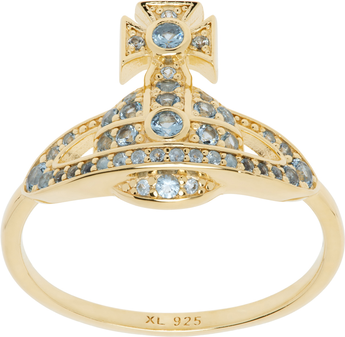 Vivienne Westwood Gold Little Orb Ring Vivienne Westwood