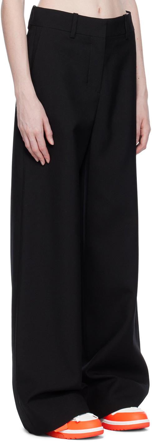 Off-White Black Formal Over Trousers Off-White