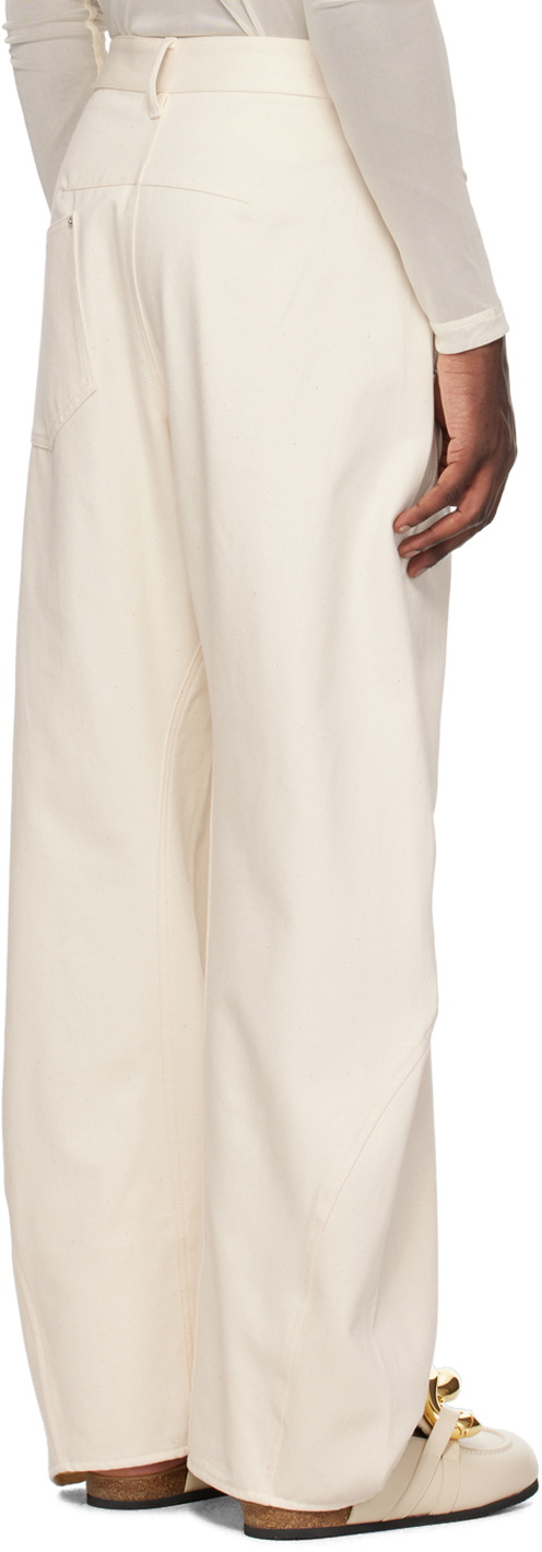 JW Anderson Off-White Twisted Jeans JW Anderson