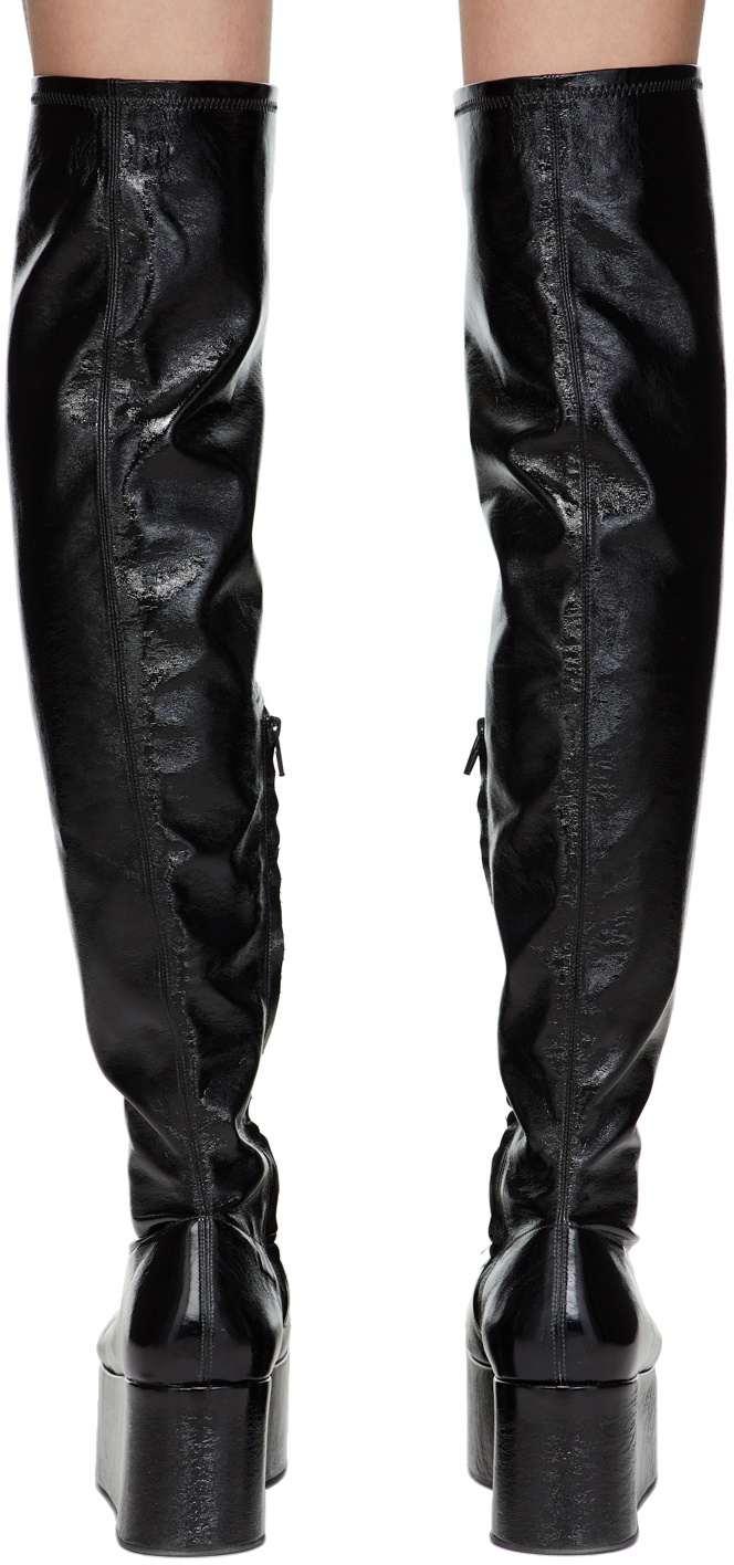 SIMONMILLER Black Tall Coaster Vegan Boots