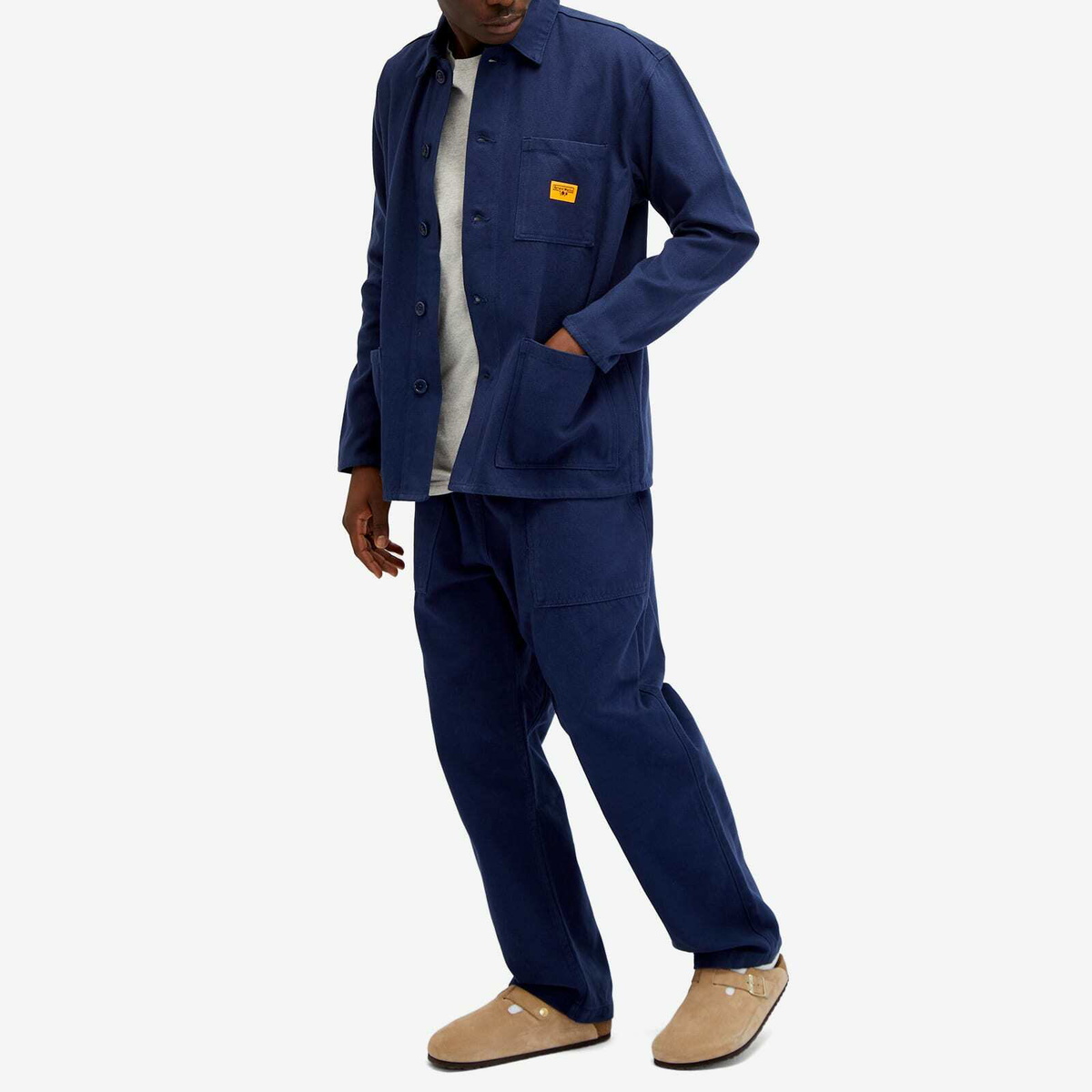 Service Works Men's Moleskin Chef Pants in Navy Service Works