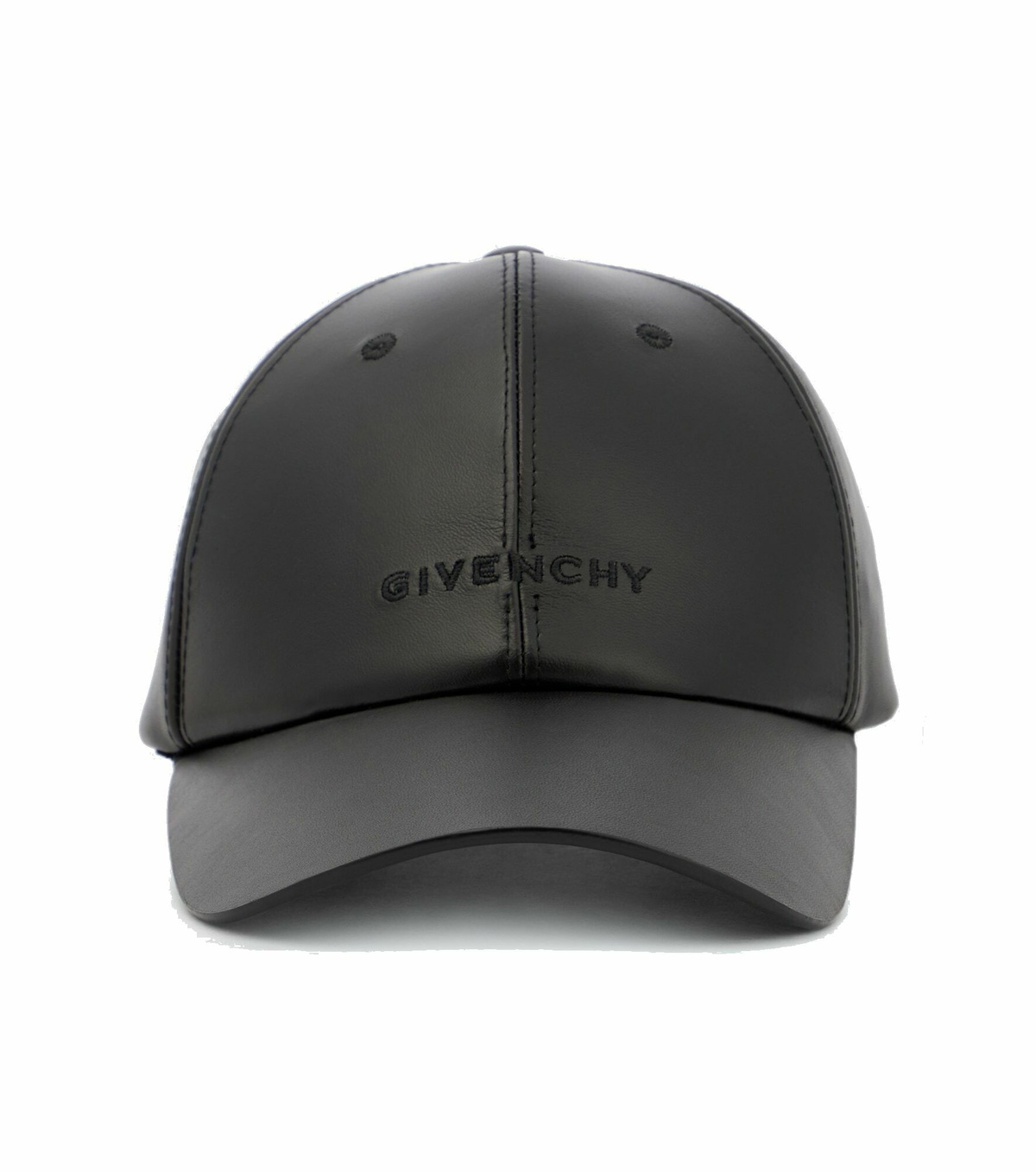 Givenchy - Logo leather baseball cap Givenchy