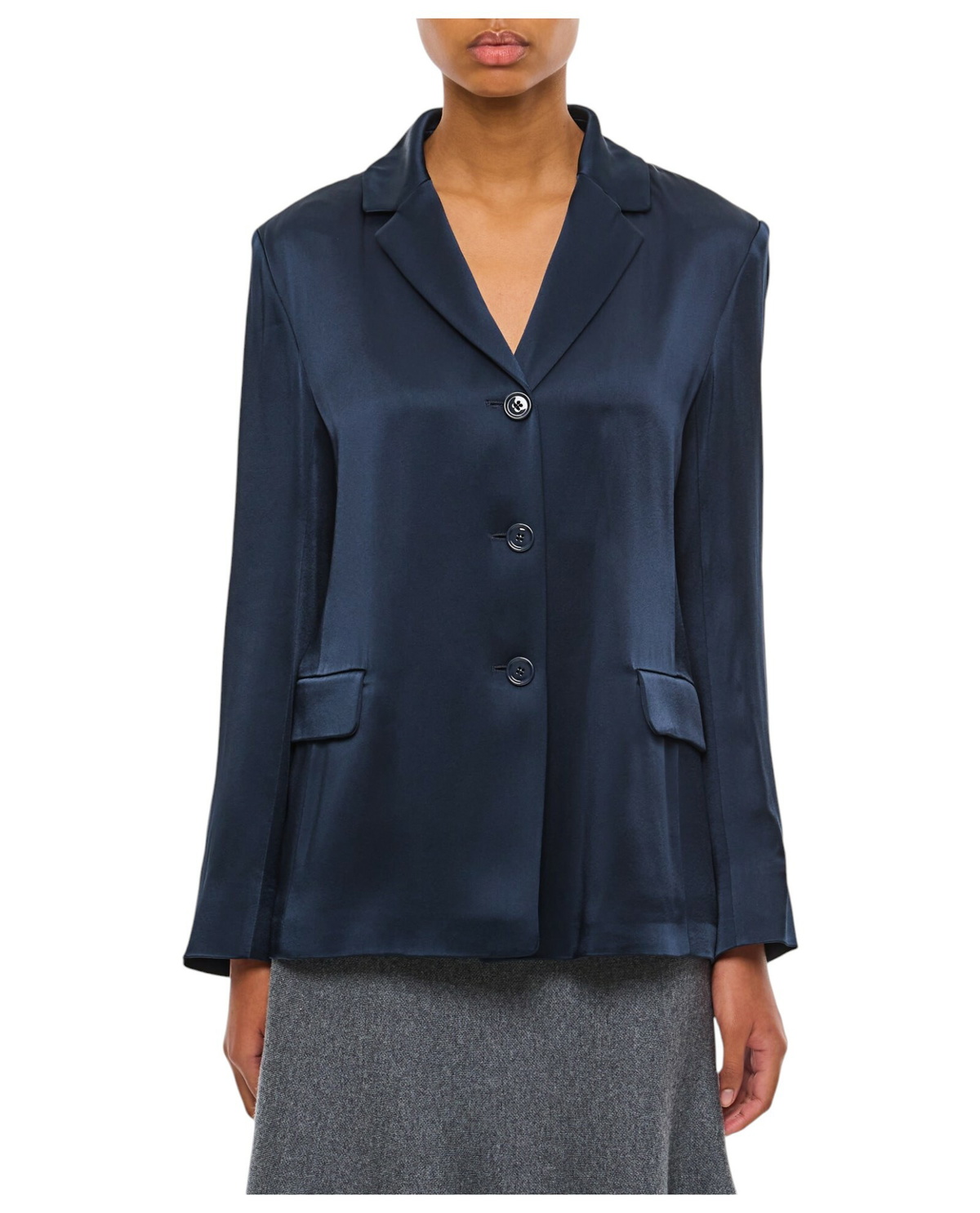 'S Max Mara Guido Satin Jacket S Max Mara