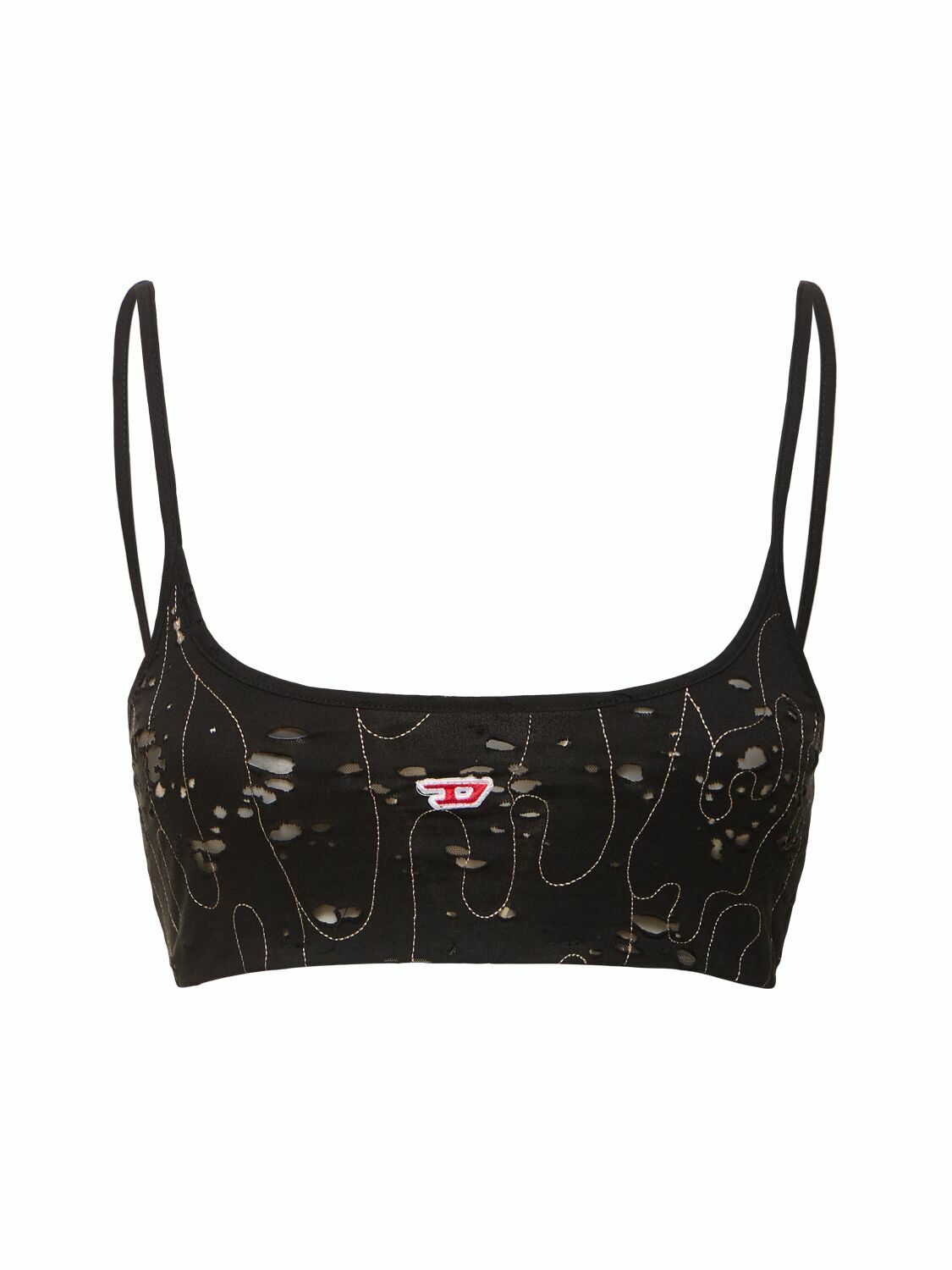 DIESEL Embroidered Tulle Bra Top Diesel