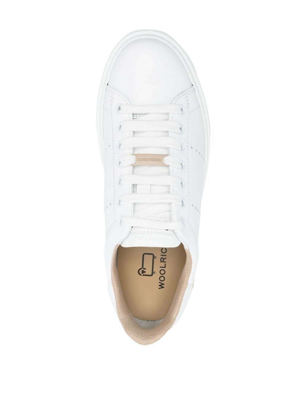 WOOLRICH - Leather Classic Court Sneakers Woolrich
