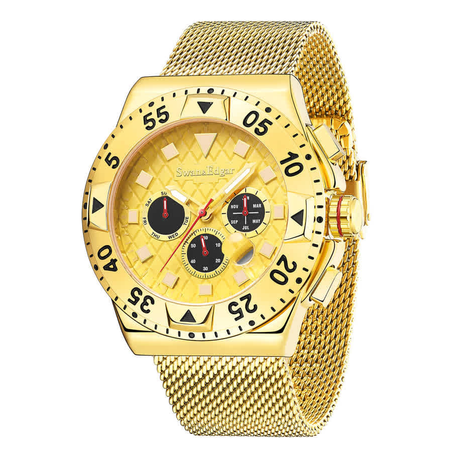 Swan & Edgar Distinction Automatic Gold Dial Mens Watch SE1522 Swan & Edgar
