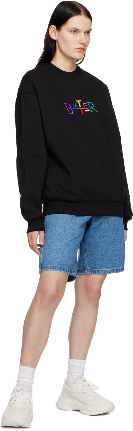 Butter Goods Black Scope Sweatshirt Butter Goods