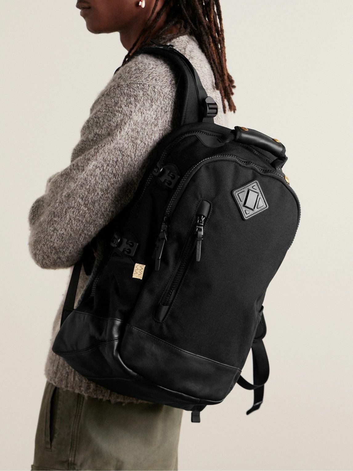 Visvim - Leather-Trimmed CORDURA® Nylon Backpack Visvim