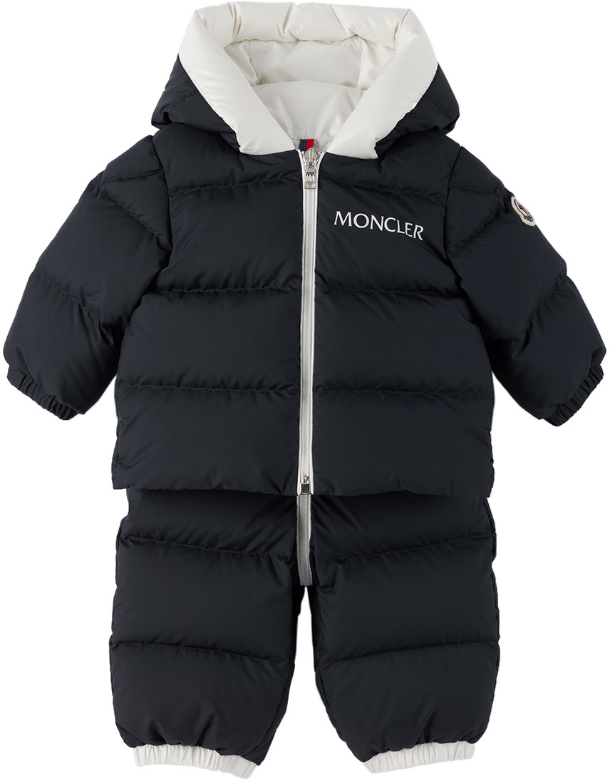 Moncler Enfant Baby Navy Xola Snowsuit Moncler Enfant