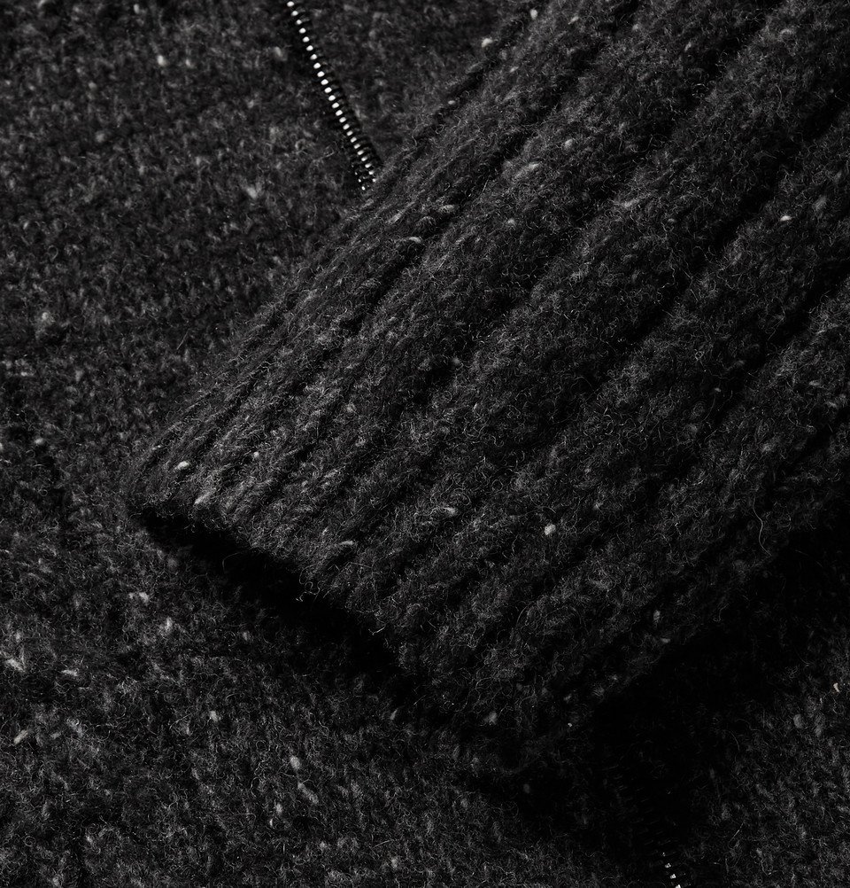 Burberry - Cable-Knit Mélange Cashmere, Wool and Mohair Burberry - Cable-Knit Mélange Cashmere, Wool and Mohair