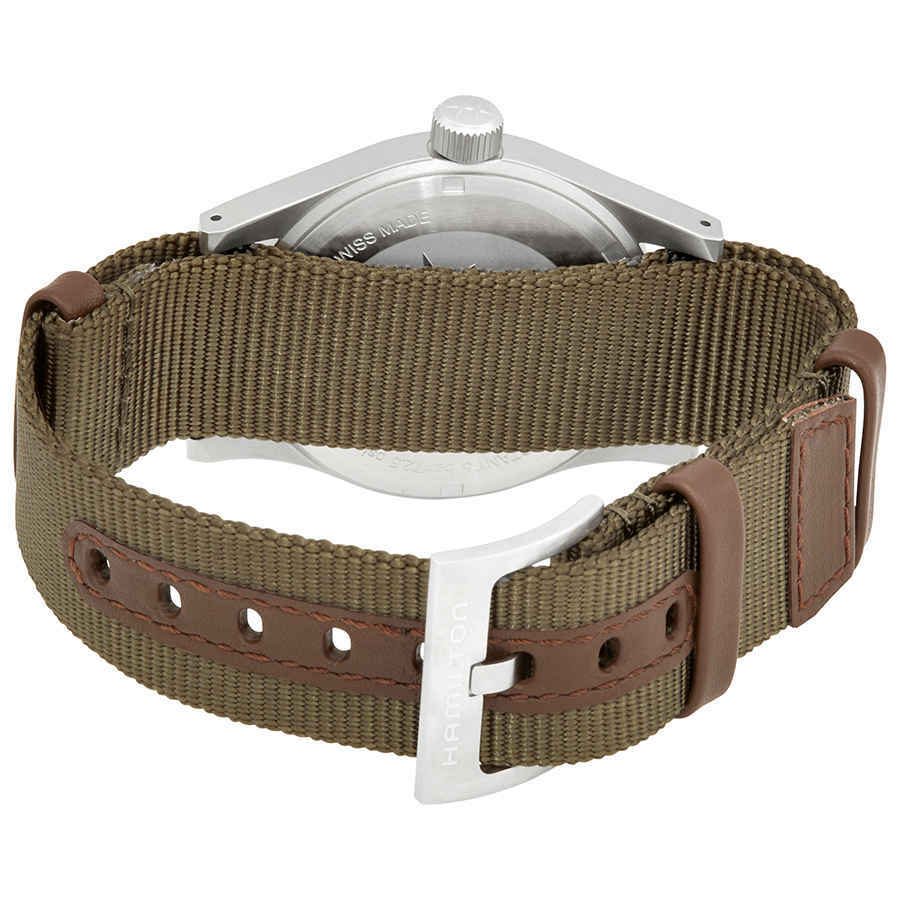 Hamilton Khaki Field Mechanical White Dial Mens Watch H69439411 Hamilton