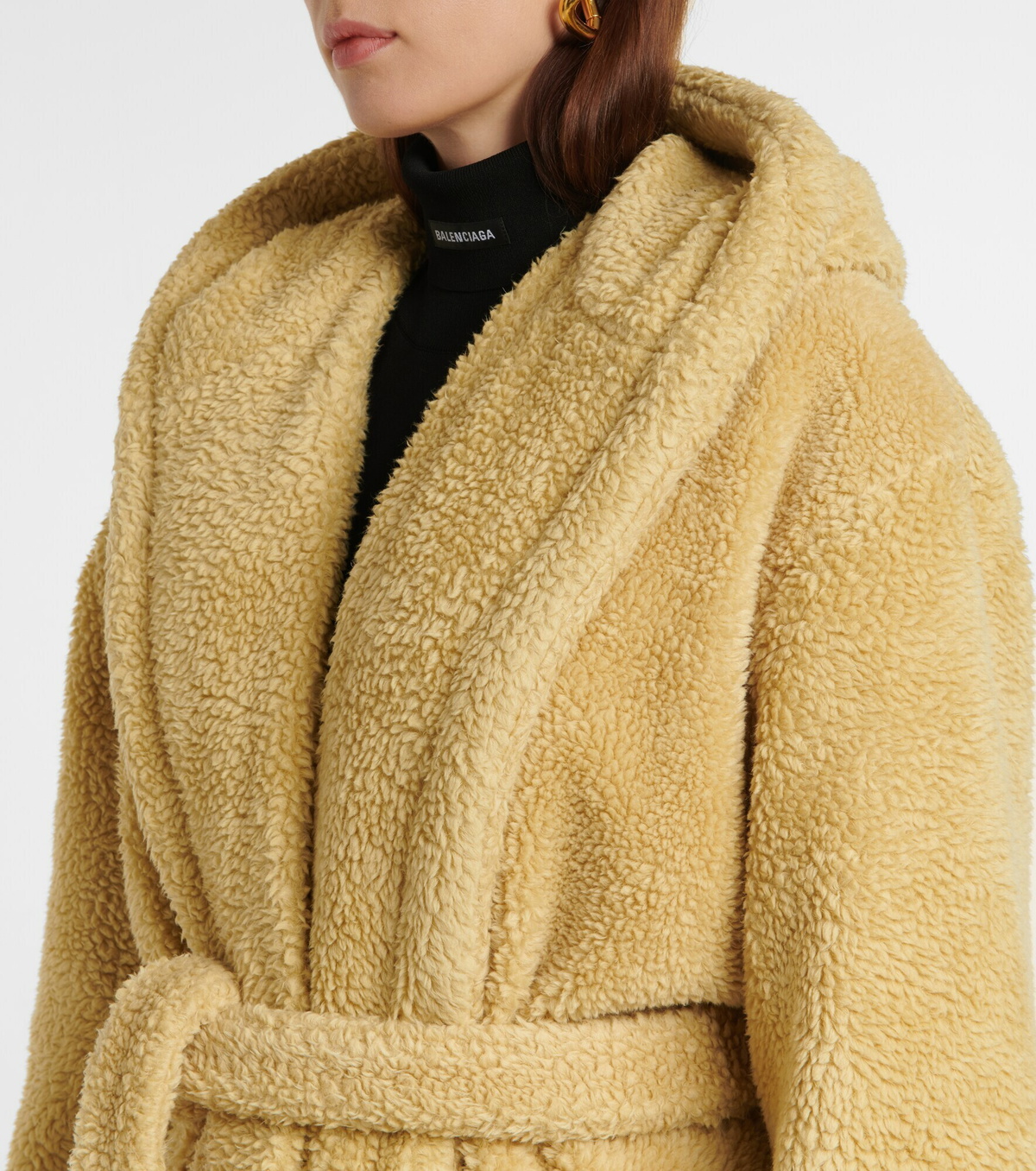 Balenciaga - Bathrobe wool coat Balenciaga