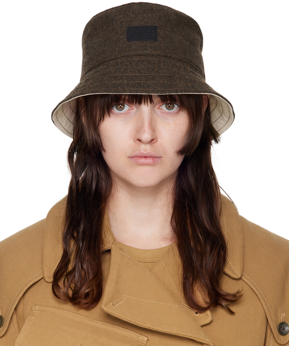 rag & bone Brown Addison Beach Hat Rag and Bone