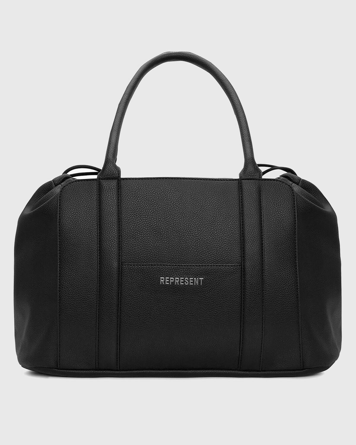 Represent LEATHER HOLDALL Black Mens Bag Represent