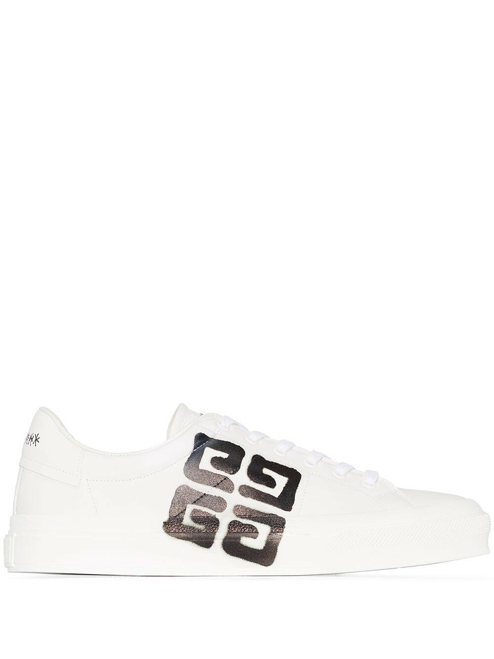 GIVENCHY - City Sport Leather Sneakers Givenchy