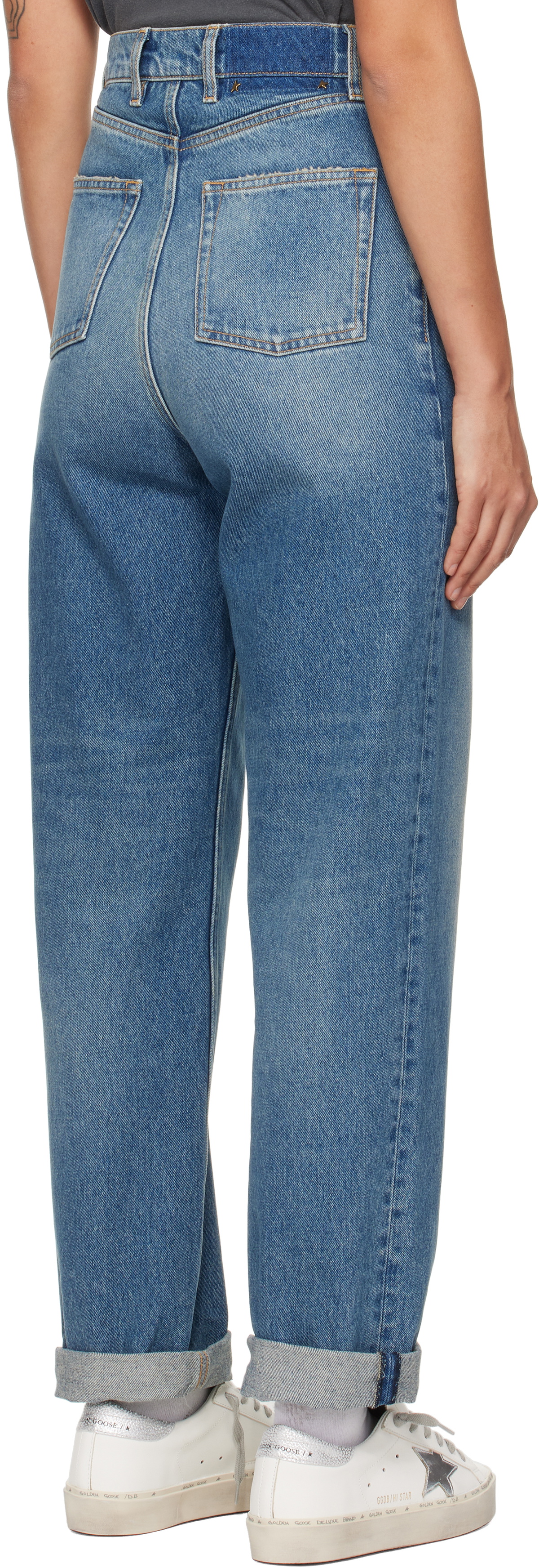 Golden Goose Blue Medium Wash Jeans Golden Goose Deluxe Brand
