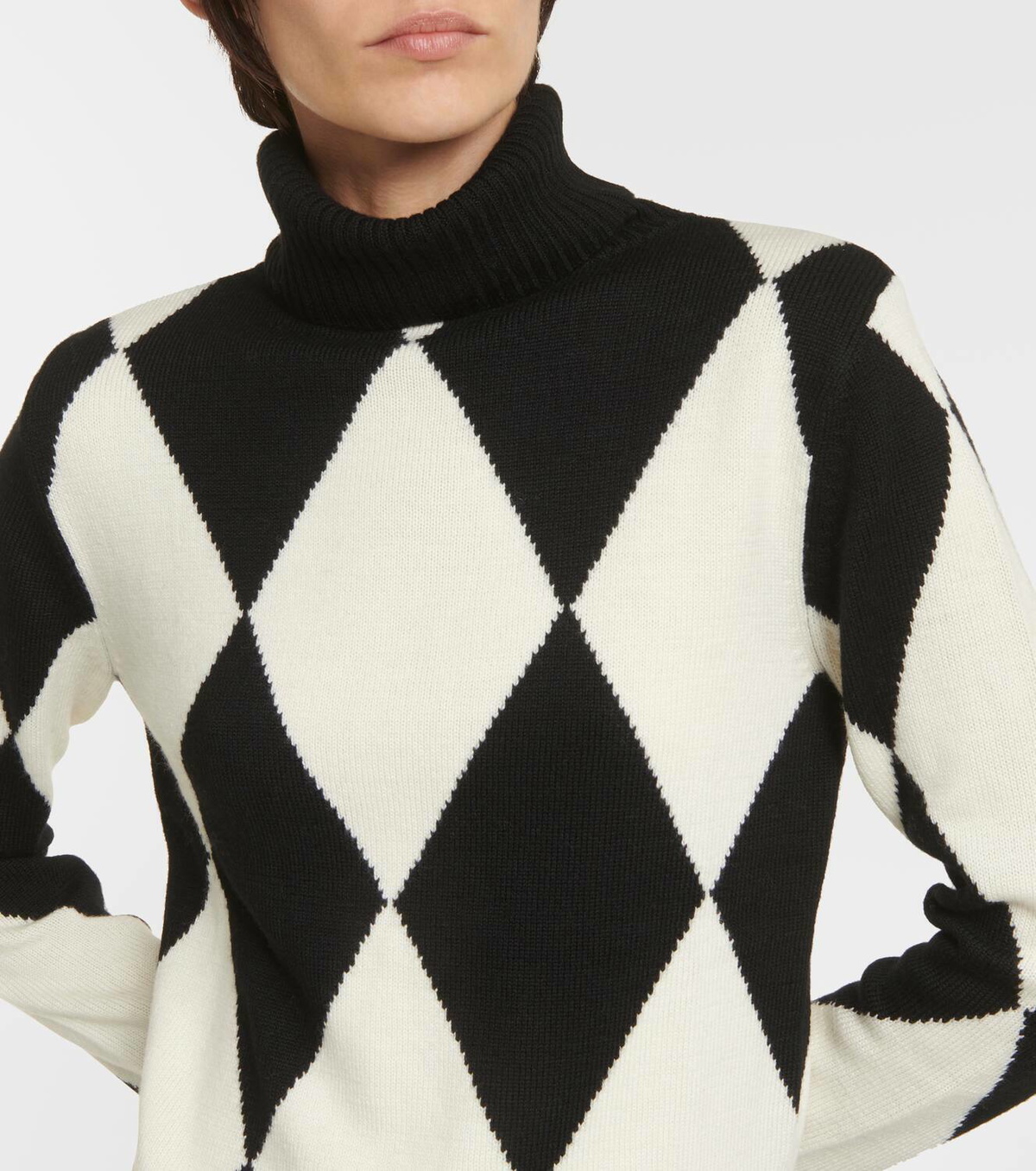 Perfect Moment Diamond wool turtleneck sweater Perfect Moment