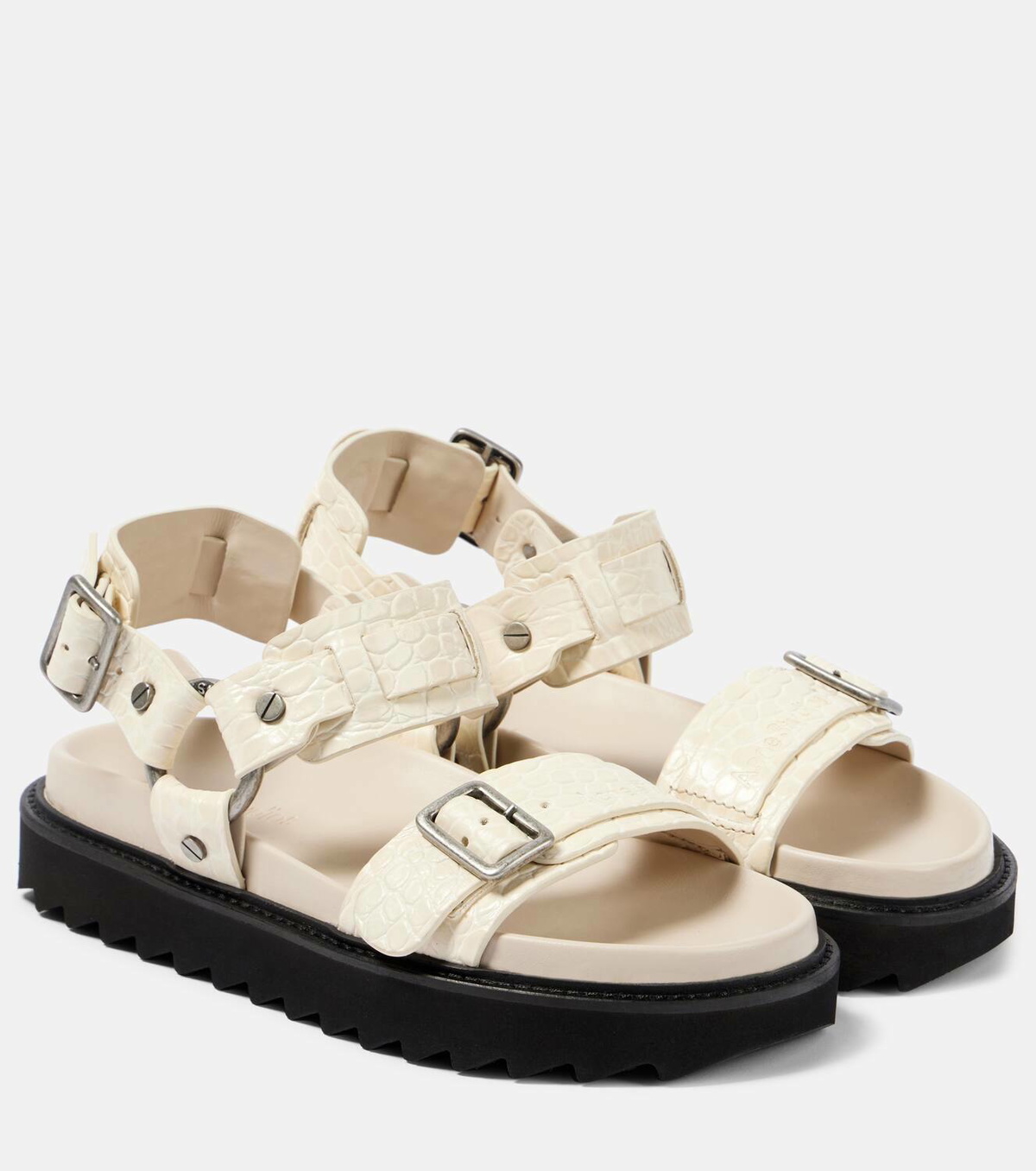 Acne Studios Leather platform sandals Acne Studios