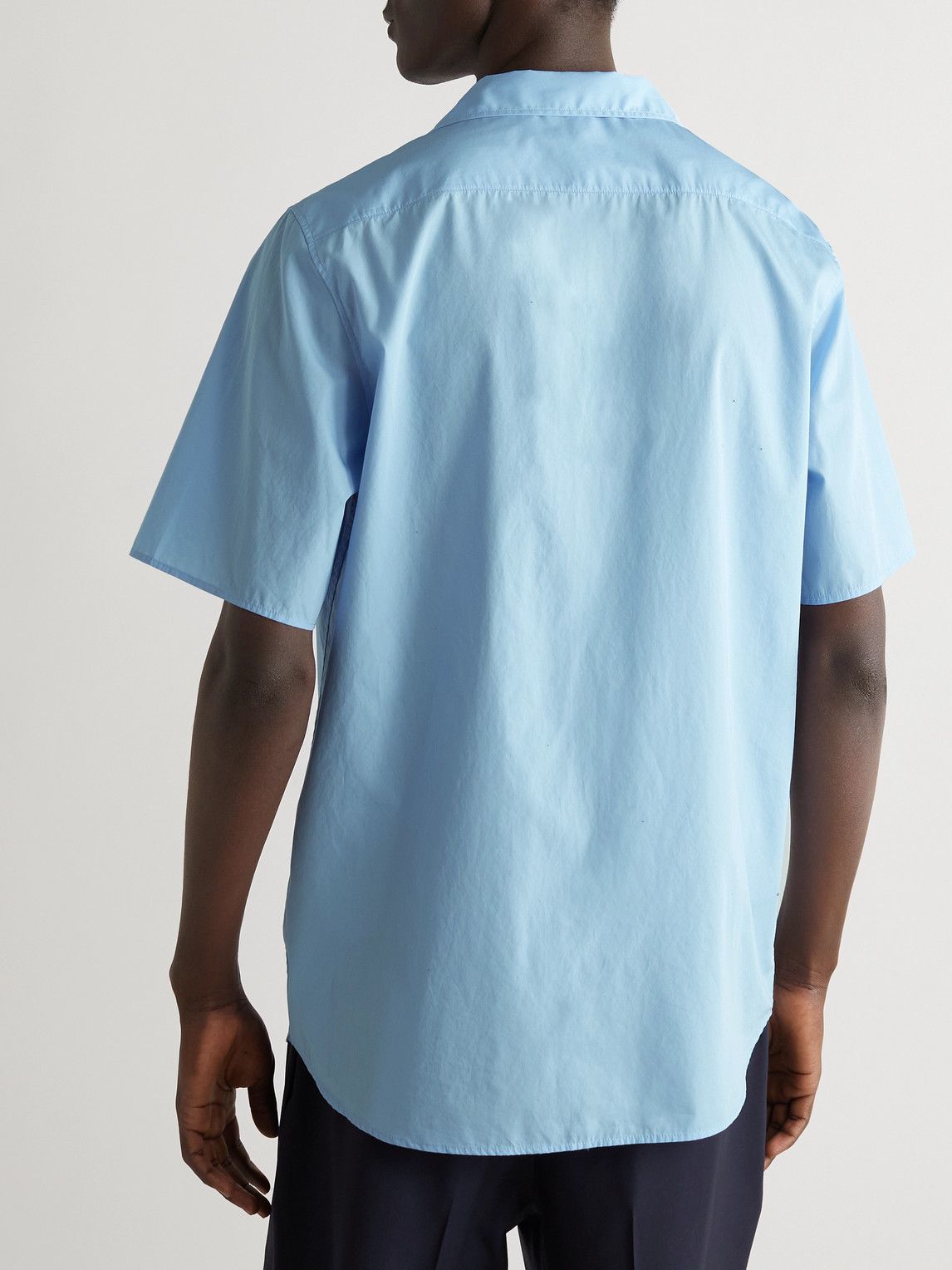 The Row - Giuseppe Cotton-Poplin Shirt - Blue The Row