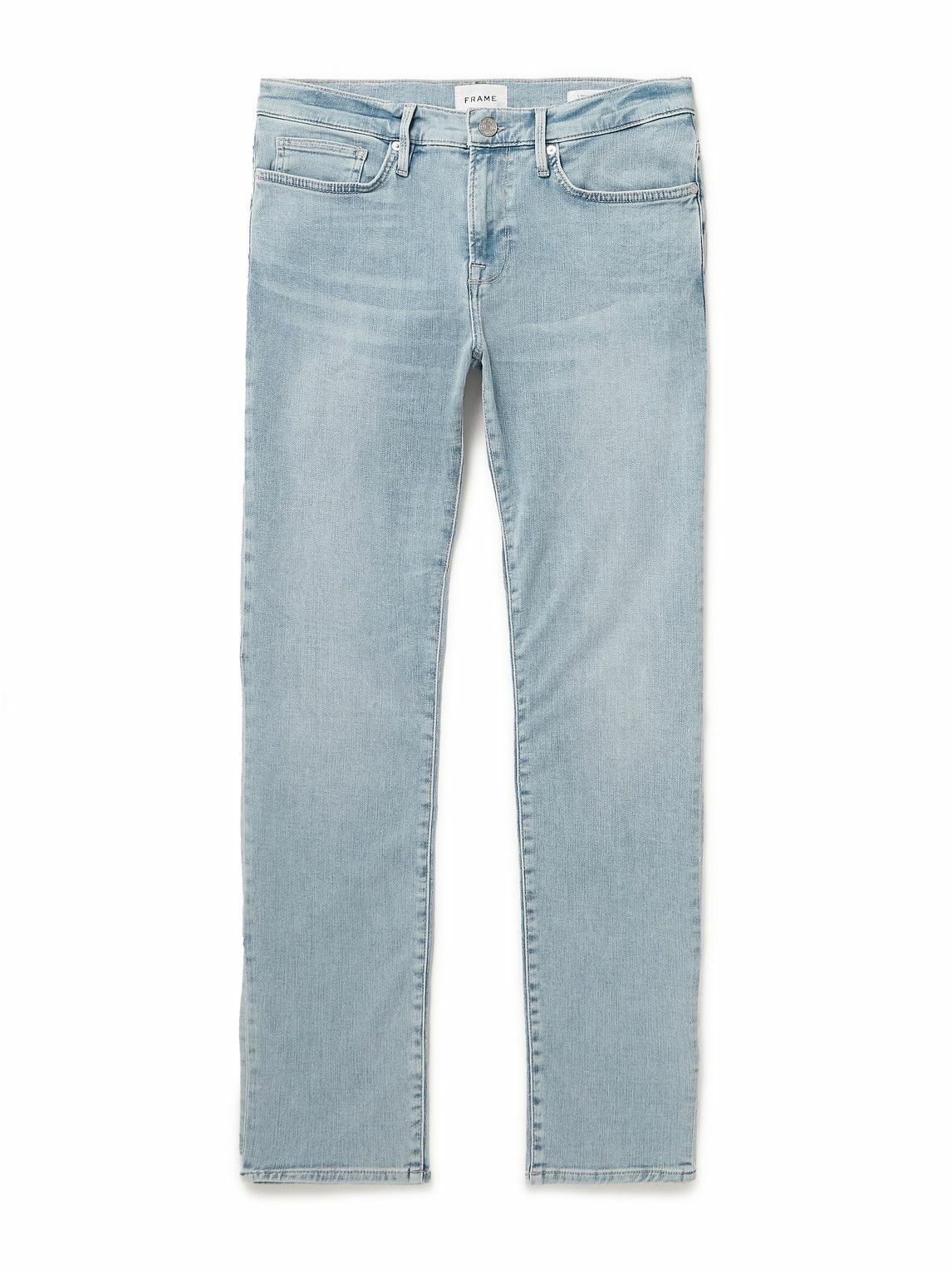 FRAME - L'Homme Slim-Fit Jeans - Blue Frame Denim