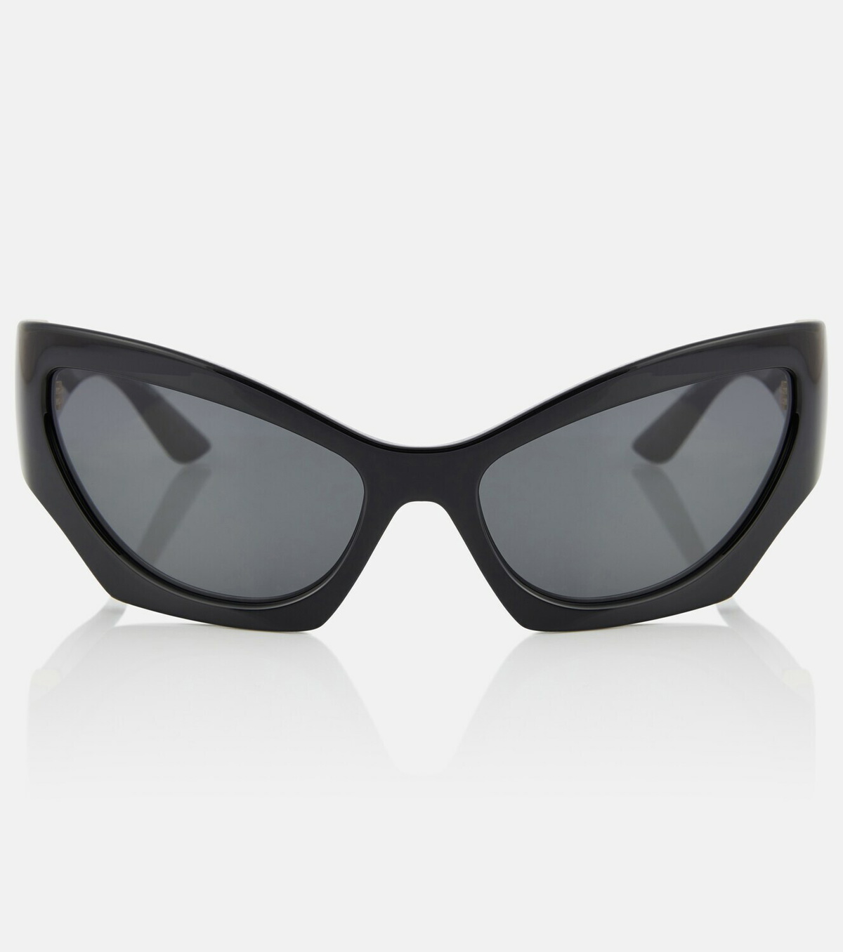 Versace Oval acetate sunglasses Versace