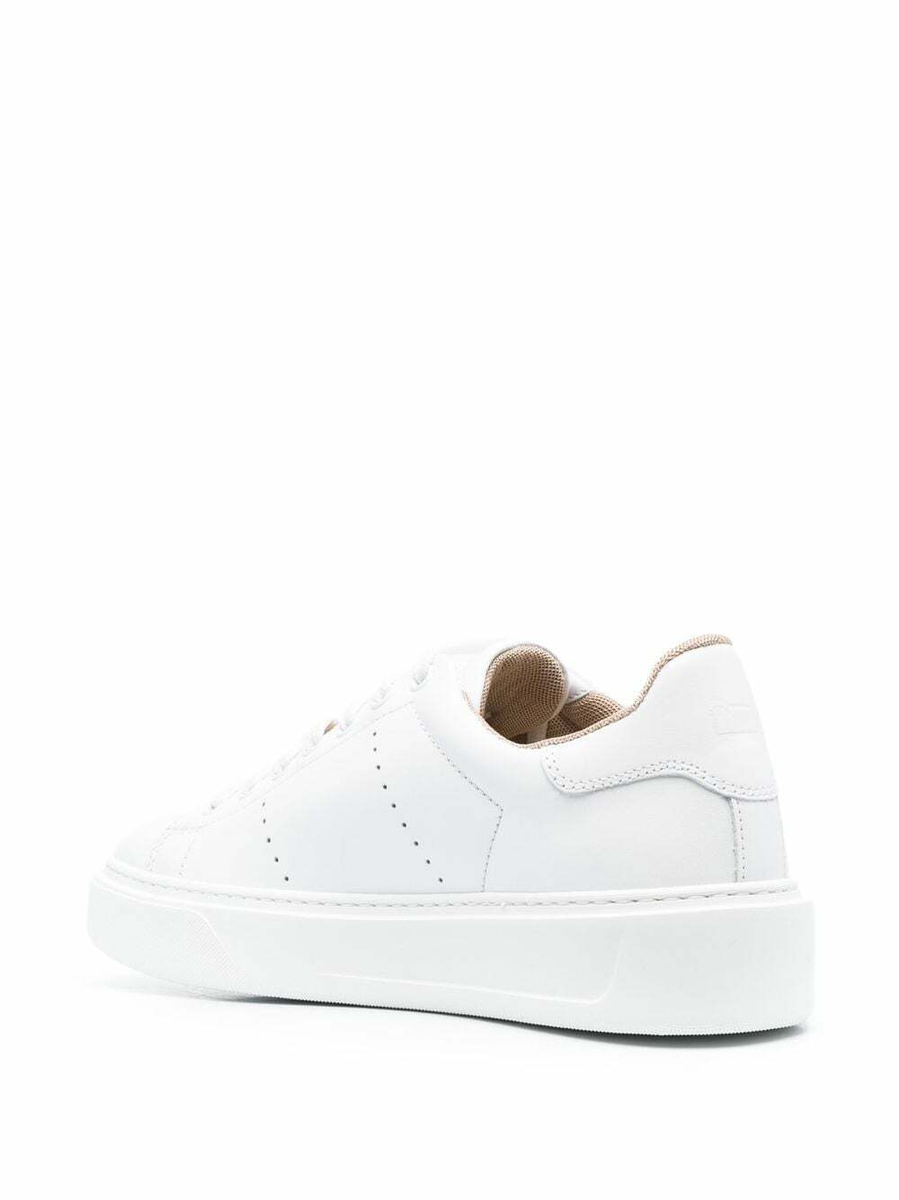 WOOLRICH - Leather Classic Court Sneakers Woolrich