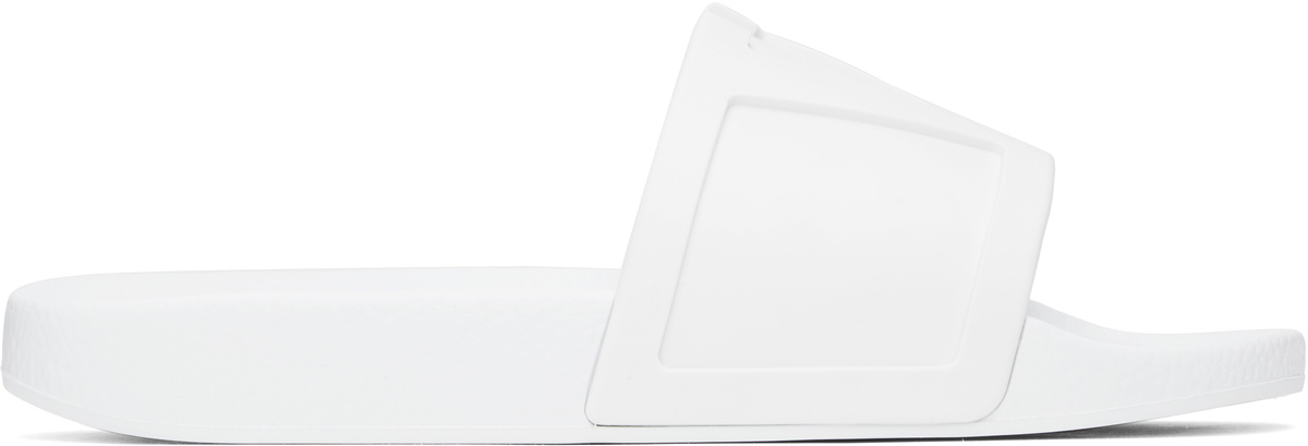 Valentino Garavani White Coolside Pool Slides Valentino Garavani