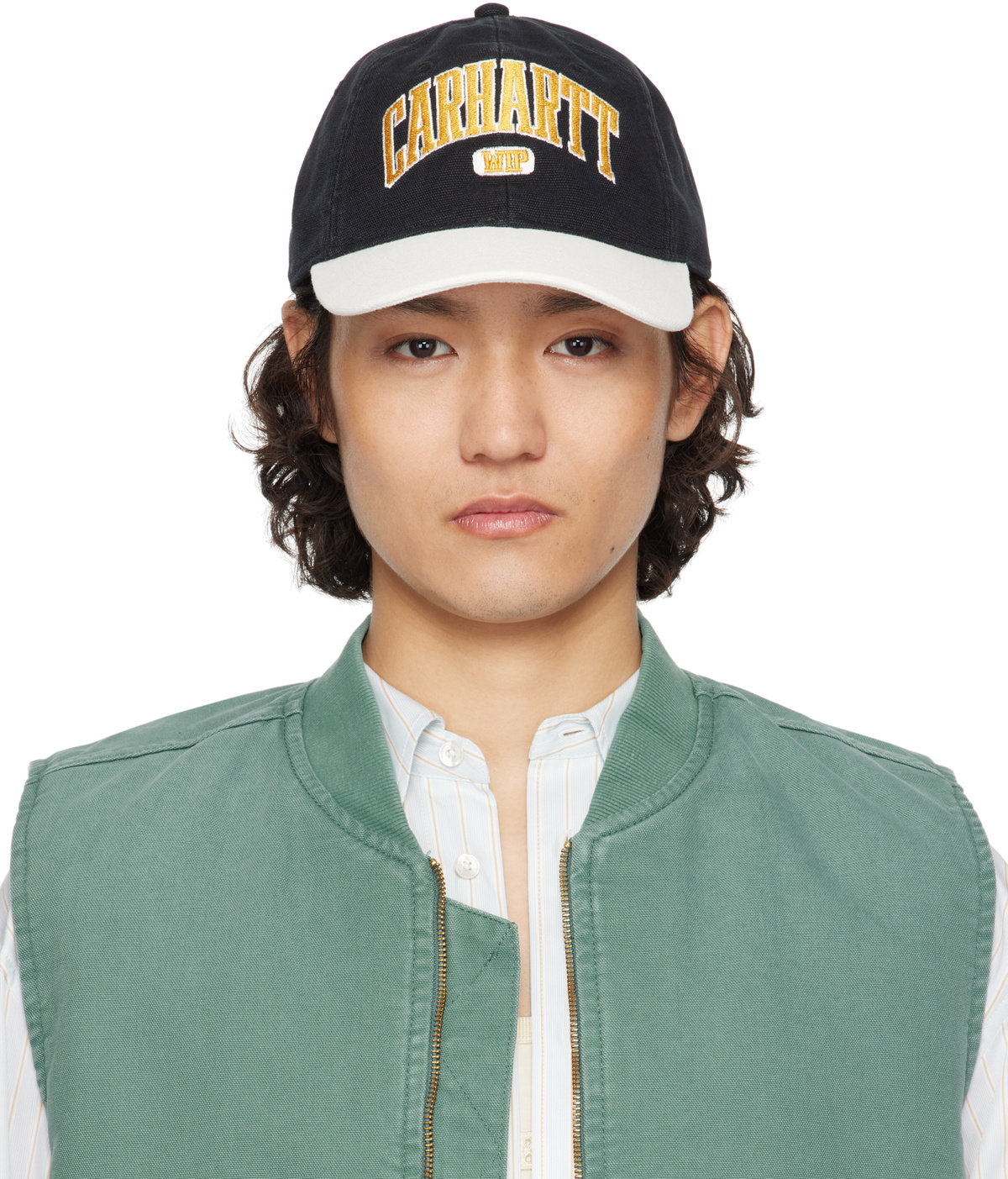 Carhartt Work In Progress Black & White Lecture Cap Carhartt WIP