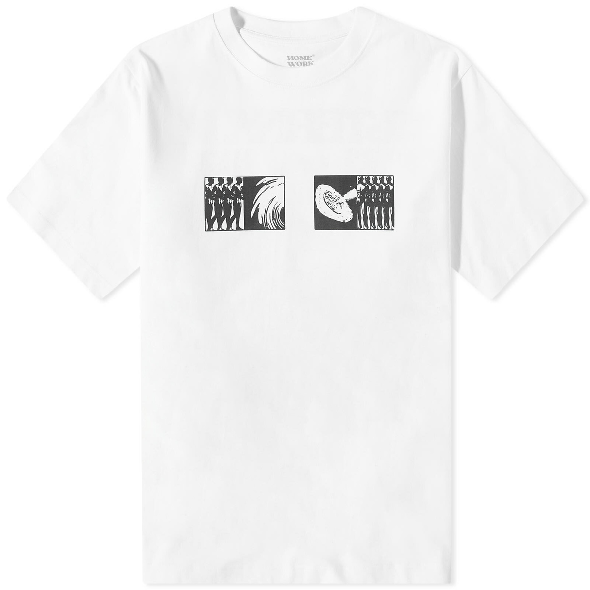 Homework Men's Alt Universe T-Shirt in White Homework