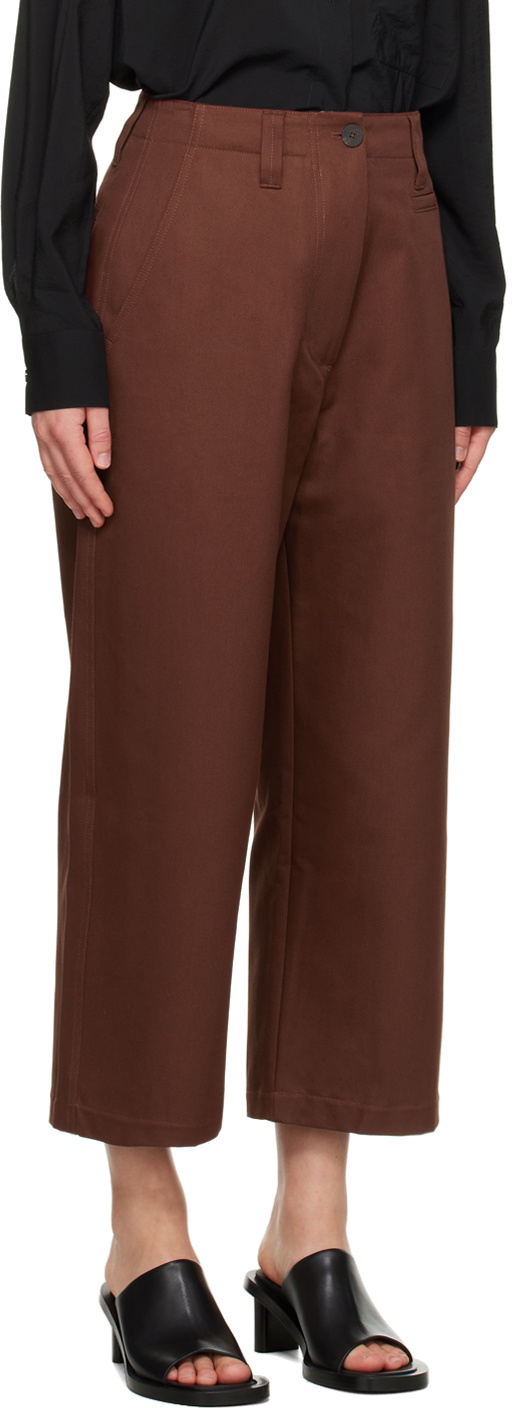 Studio Nicholson Brown Asher Trousers Studio Nicholson