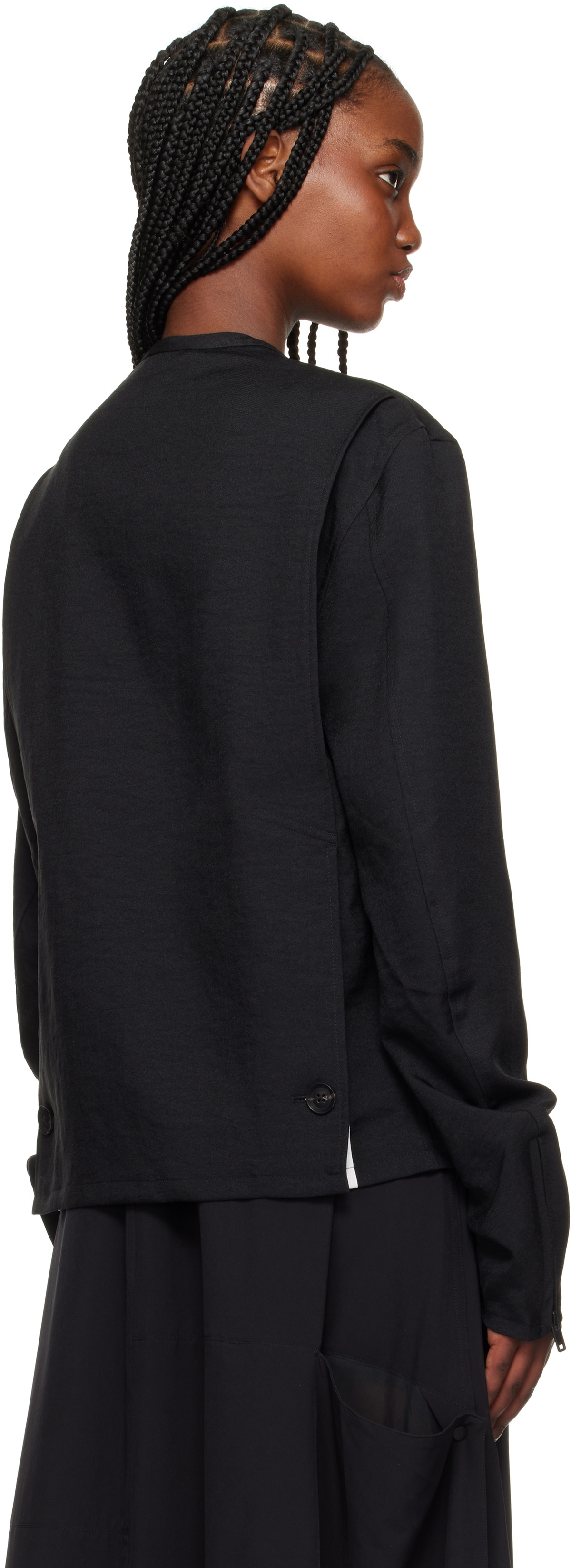 Y-3 Black Zip Jacket Y-3