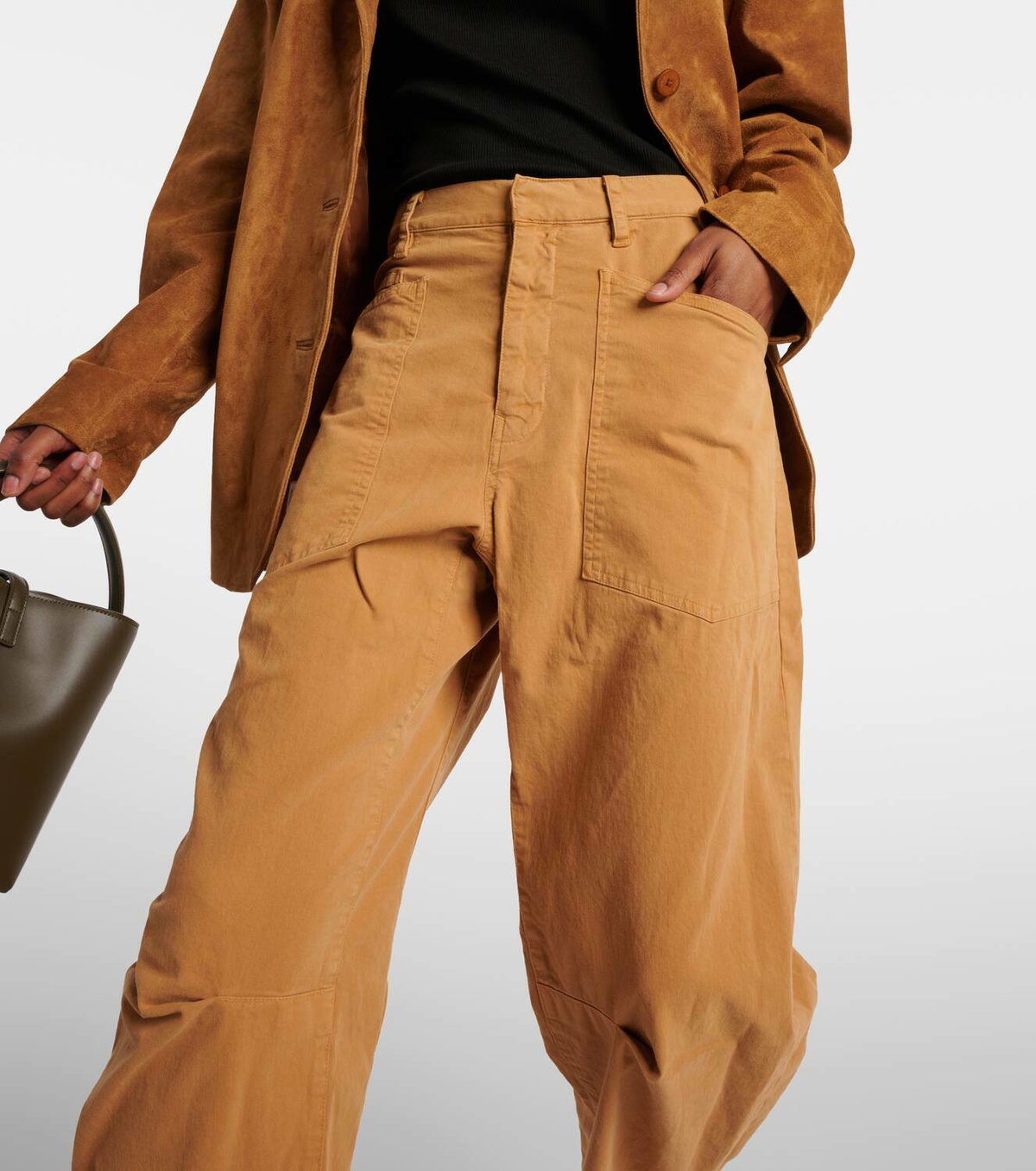 Nili Lotan Shon cotton twill cargo pants Nili Lotan