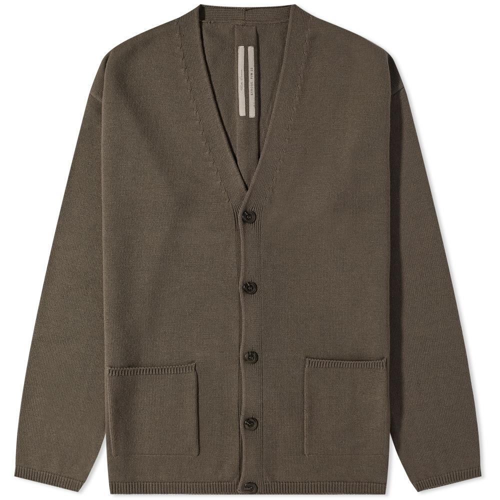 Rick Owens Men's Peter Cardigan in Dust Rick Owens
