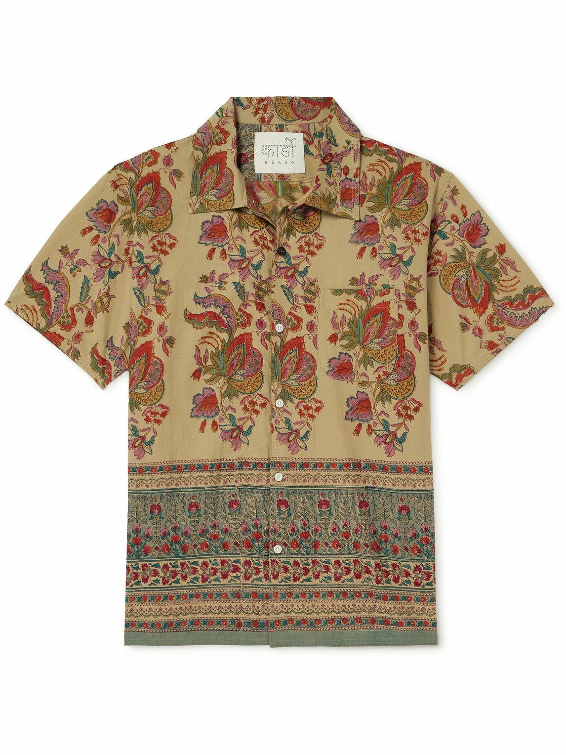 Kardo - Chintan Floral-Print Cotton Shirt - Multi Kardo